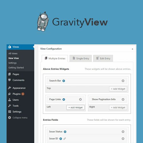 Gravity View WordPress Plugin - WordPress Tema Market